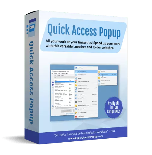 Quick Access Popup 11.5.5 - Damas Wiki