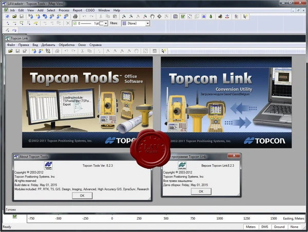 Topcon Tools v8.2.3 + Link v8.2.3 - Damas Wiki