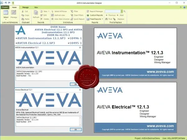 AVEVA Instrumentation & Electrical v12.1 SP3 - Damas Wiki