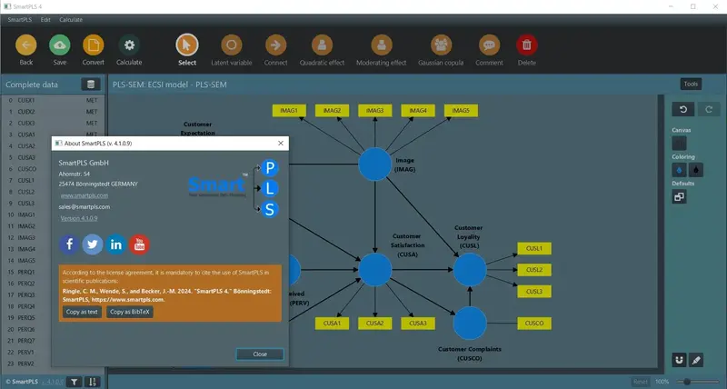 SmartPLS 4 (4.1.0.9) - Damas Wiki