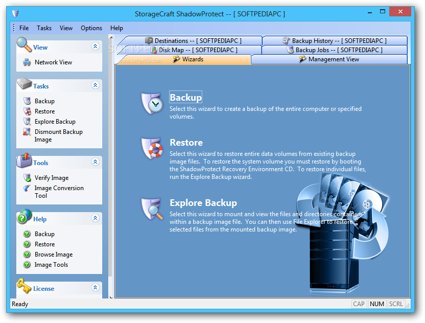 وداعا للديب فريز الان StorageCraft ShadowProtect Desktop Edition 4.1.5 ...