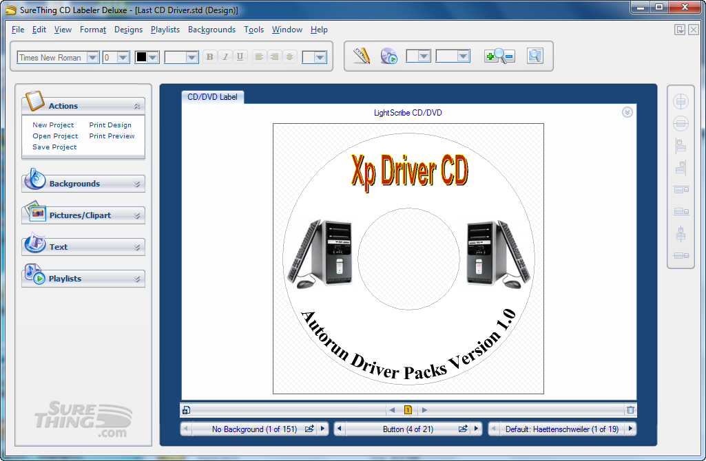 SureThing CD Labeler Deluxe 5.2.632.0 - Damas Wiki