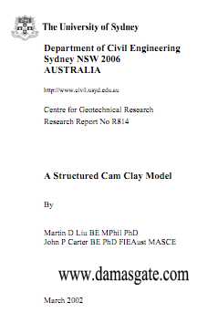 A Structured Cam Clay Model - Damas Wiki