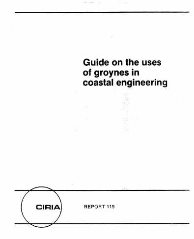 CIRIA R119 Guide on the Use of Groynes in Coastal Engineering - Damas Wiki