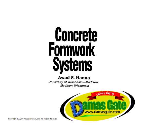 Concrete Formwork System - Damas Wiki